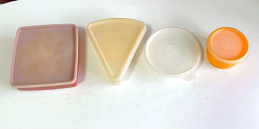 Vintage Tupperware Sandwich Containers Small Tidbits containers ...