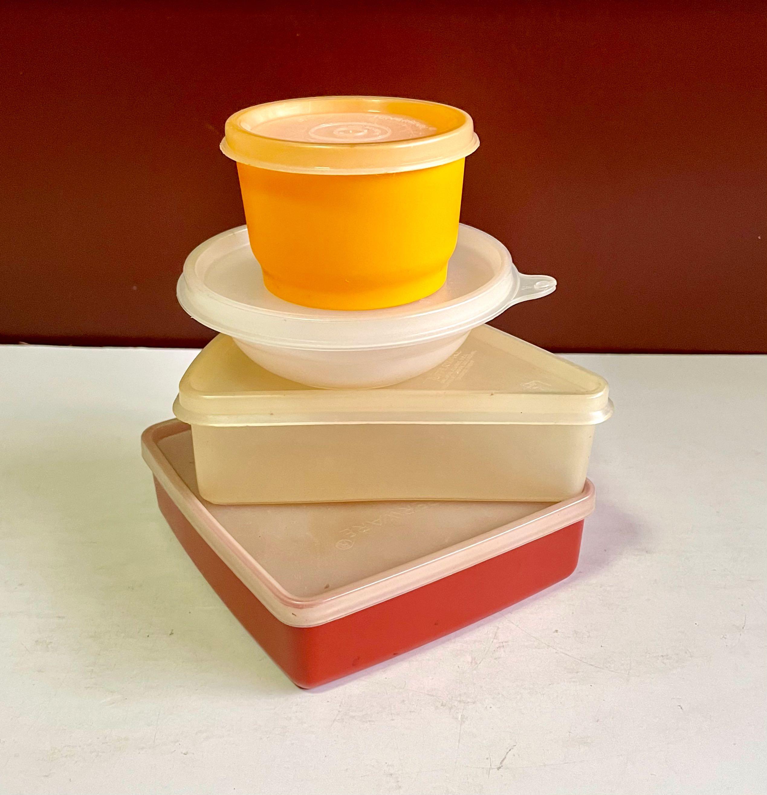 Vintage Tupperware Sandwich Containers Small Tidbits containers ...