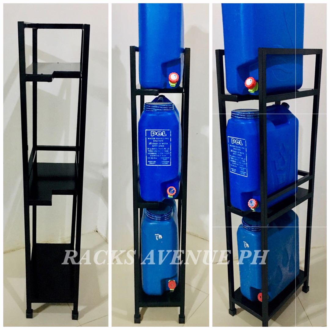 WATER GALLON RACK (3 tier), Furniture & Home Living, Furniture, Shelves ...