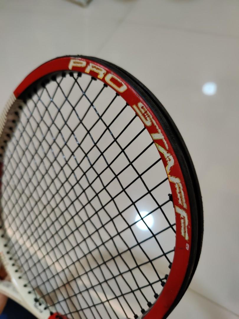Wilson Pro staff 95 tennis racket, Sports Equipment, Sports & Games ...