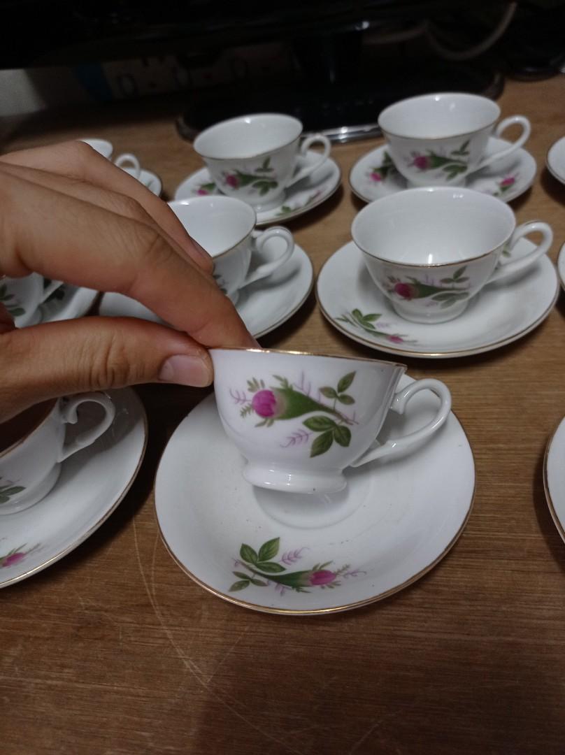 11set Piring Cawan VCR, Hobbies & Toys, Collectibles & Memorabilia ...