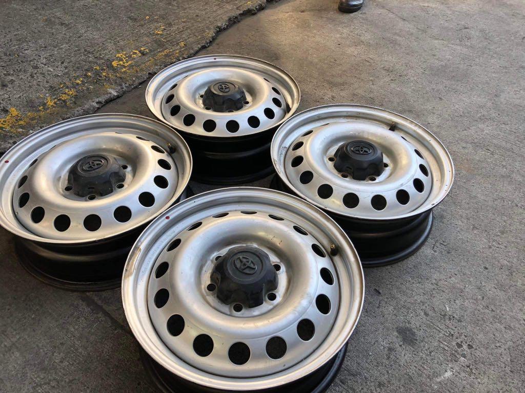 17” Toyota Hilux steel rims 6Holes pcd 139 bakal, Car Parts & Accessories, Mags and Tires on ...