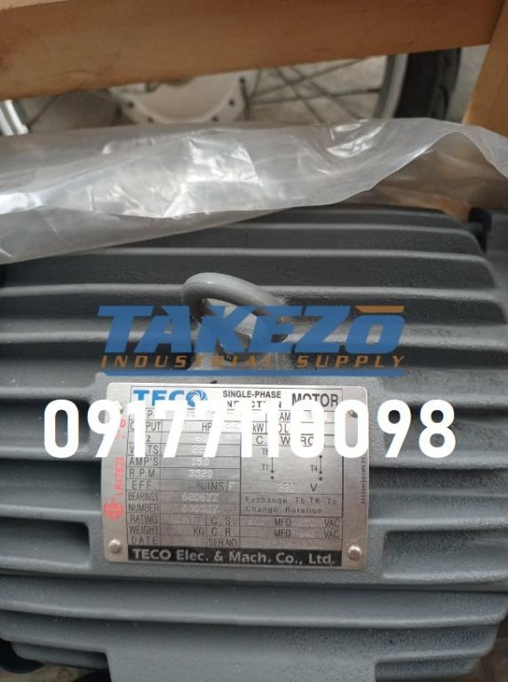 3HP Teco Induction Motor, Commercial & Industrial, Construction Tools ...