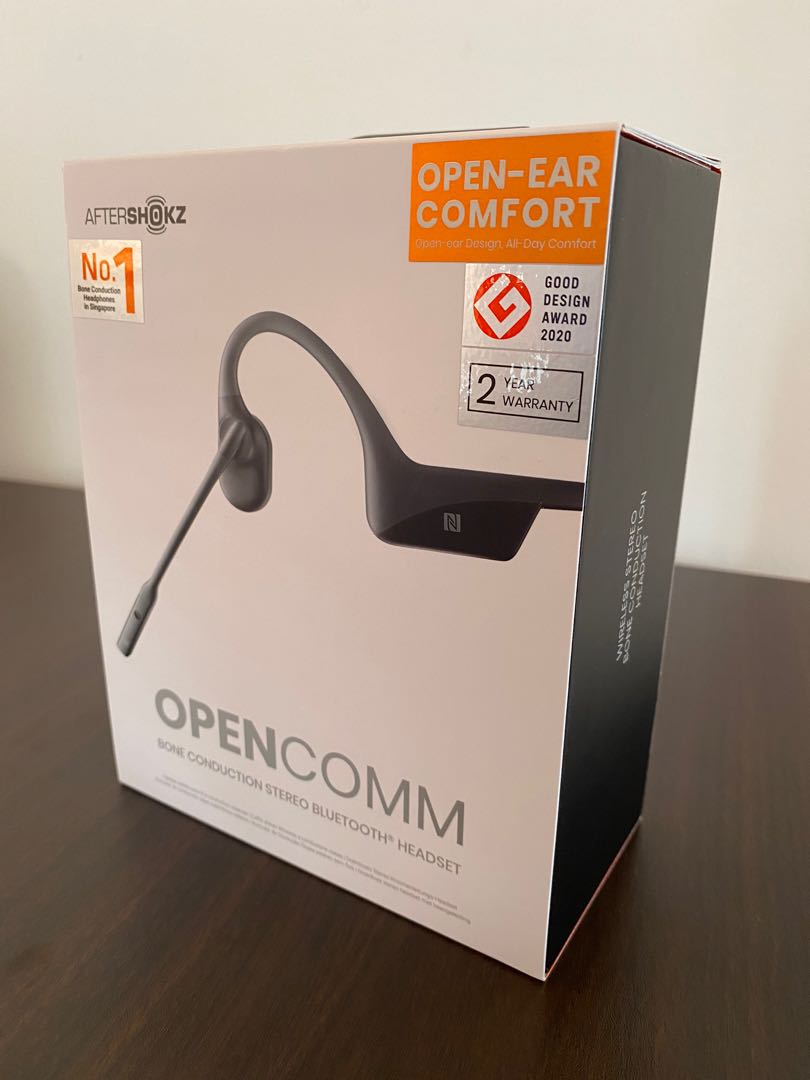 Aftershokz OpenComm, Audio, Headphones & Headsets on Carousell