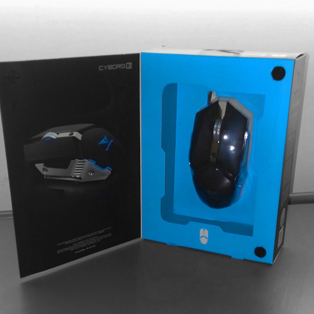 Alcatroz Cyborg C2 5 Button Gaming Mouse, Computers & Tech, Parts ...