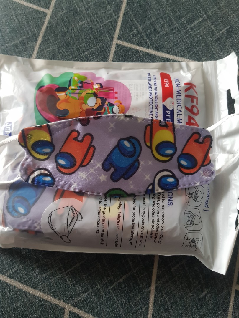 Among us KF94 kids, Health & Nutrition, Face Masks & Face Shields on ...
