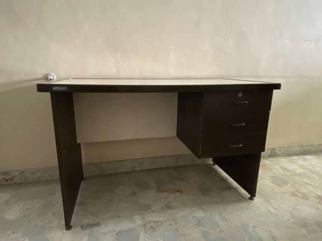 Antique study table, Furniture & Home Living, Furniture, Tables & Sets ...