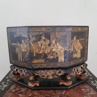 RARE 19th Century Antique Straits Chinese/Peranakan Mother-of-Pearl ...
