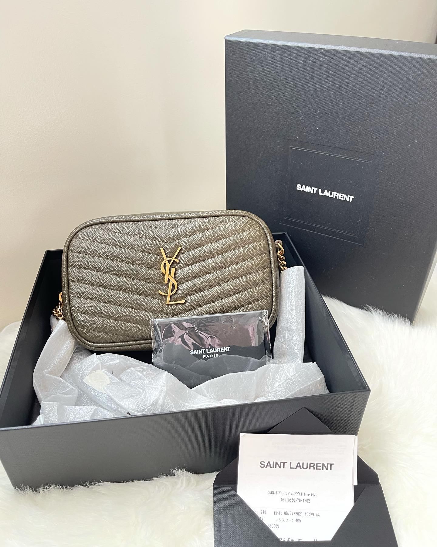 Authentic YSL Mini Lou Crossbody, Luxury, Bags & Wallets on Carousell