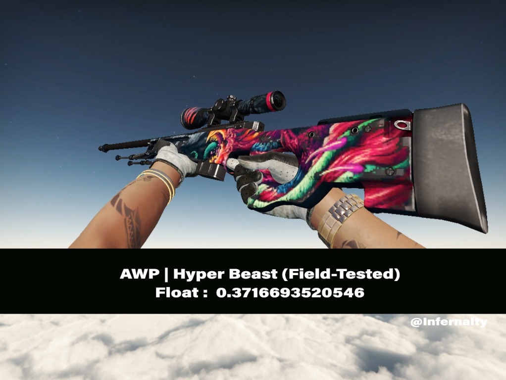 AWP Hyper Beast FT CSGO SKINS KNIVES, Video Gaming, Gaming Accessories ...