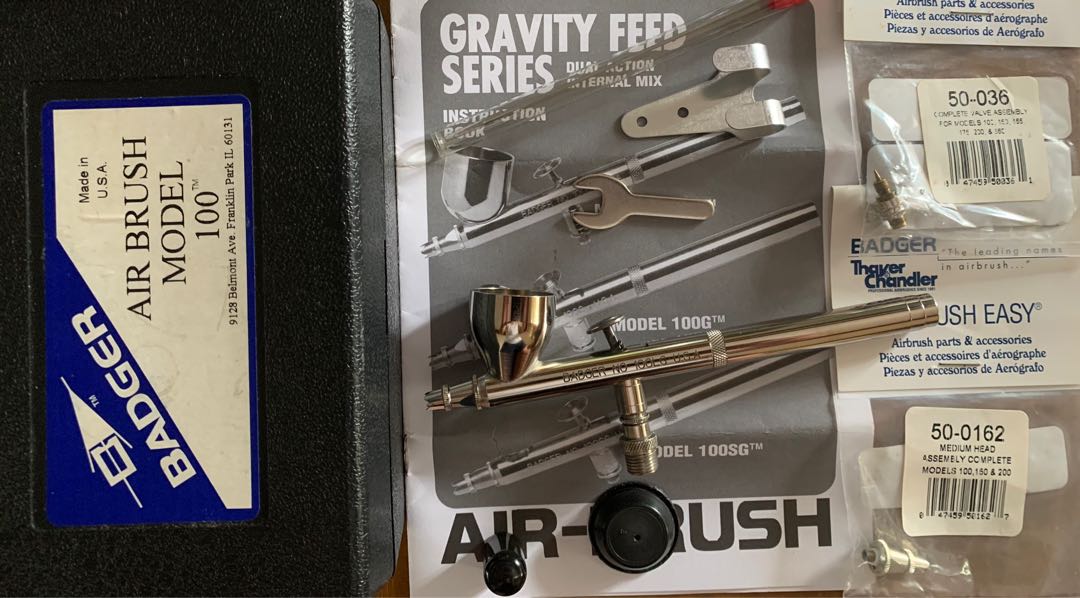 Badger airbrush model 100-6-LGM, Hobbies & Toys, Toys & Games on Carousell