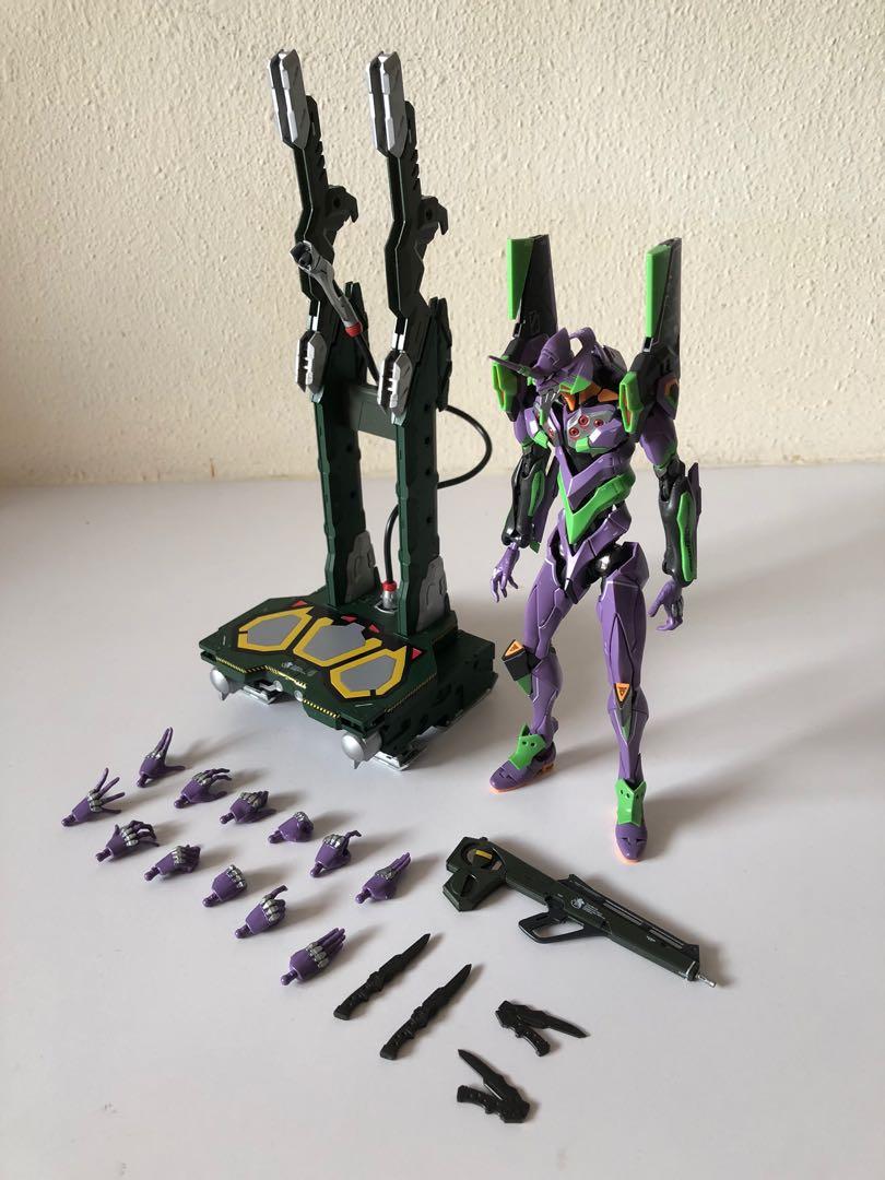 BANDAI RG Evangelion EVA-01 Model Kit (Built), Hobbies & Toys, Toys ...