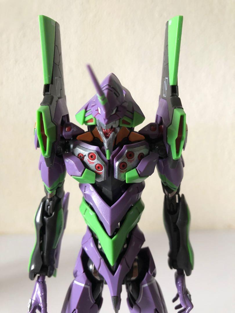 BANDAI RG Evangelion EVA-01 Model Kit (Built), Hobbies & Toys, Toys ...