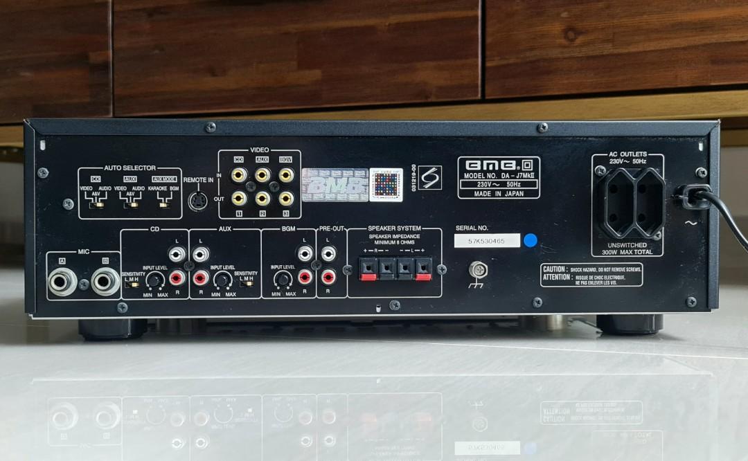 BMB DA-J7MKII Karaoke Amplifier / CSC-350V speakers, Audio, Soundbars ...