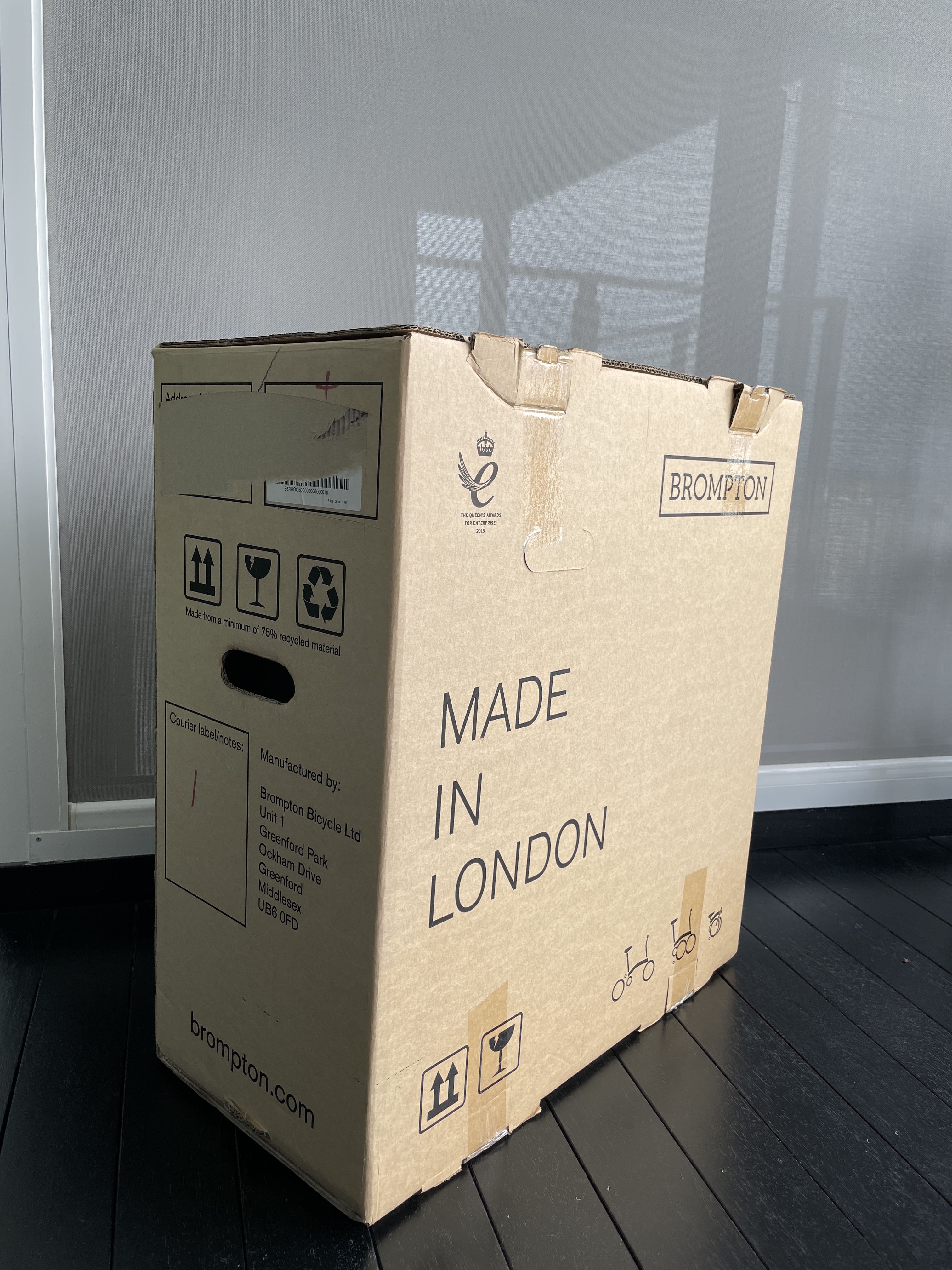 Brompton Original Box, Sports Equipment, Bicycles & Parts, Parts ...