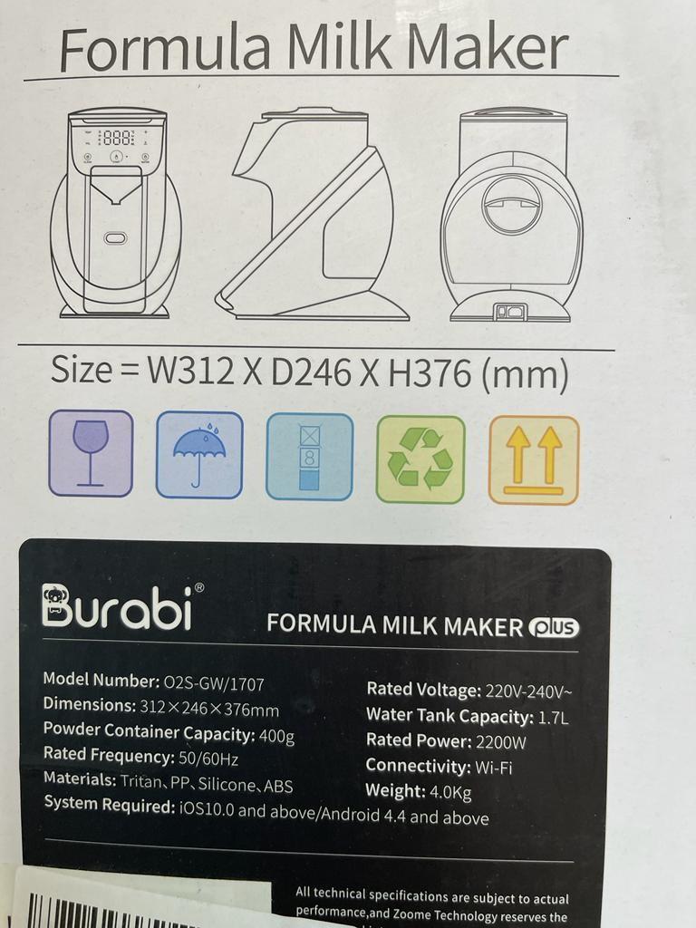 Burabi formula milk maker, Babies & Kids, Nursing & Feeding ...