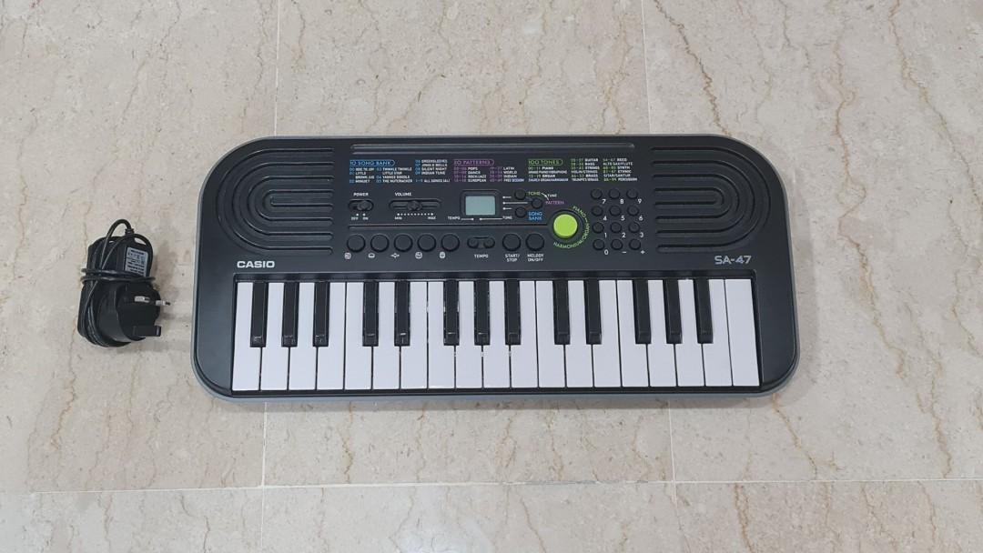Casio SA-47 Mini KeyBoard, Hobbies & Toys, Music & Media, Musical ...