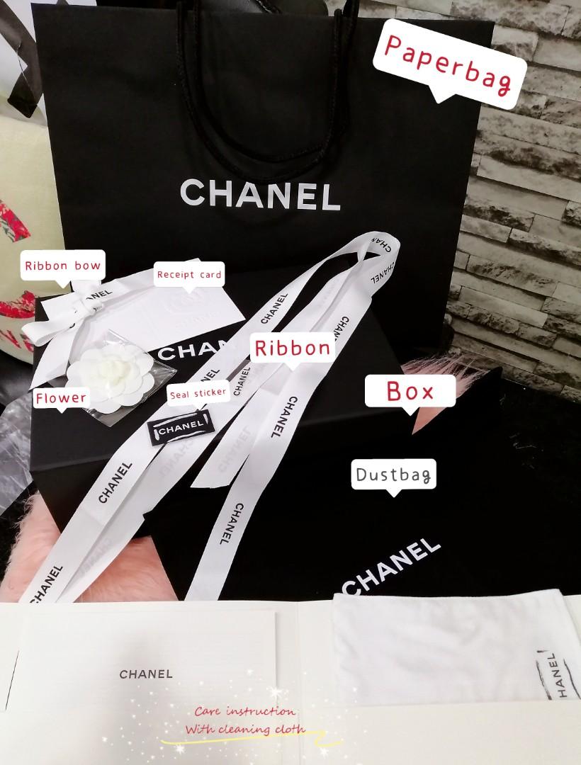 chanel packaging sticker