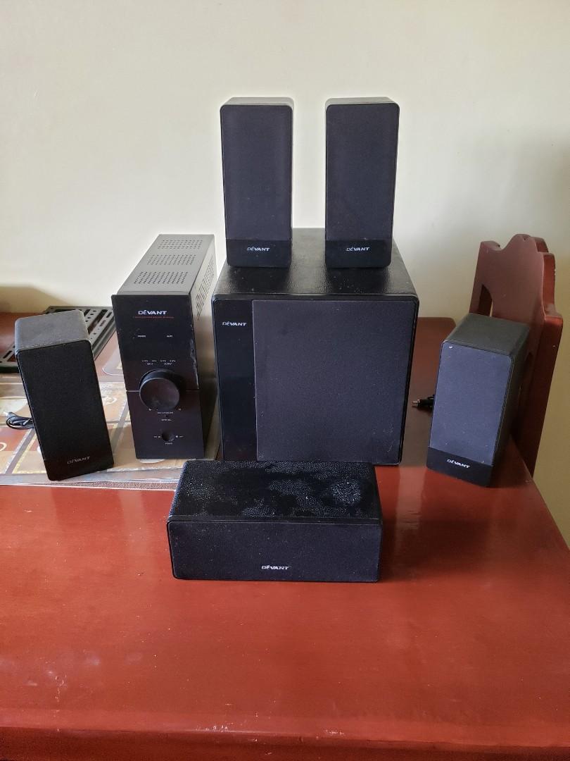 devant subwoofer/5 speKer en remote, Audio, Soundbars, Speakers ...