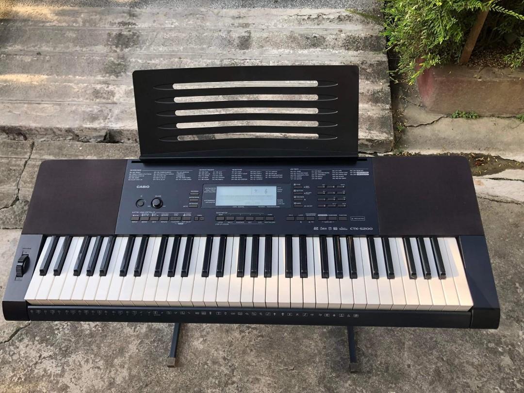 Casio Electronic Keyboard CTK-5200, Hobbies & Toys, Music & Media ...