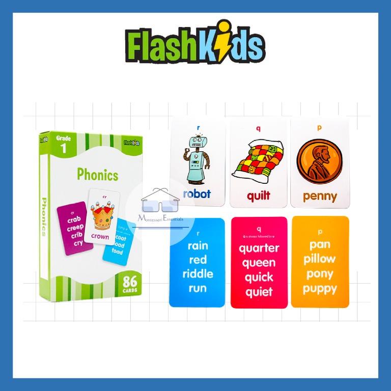 English Flash Cards by FlashKids - Alphabets, Rhyming Words, Ready for ...