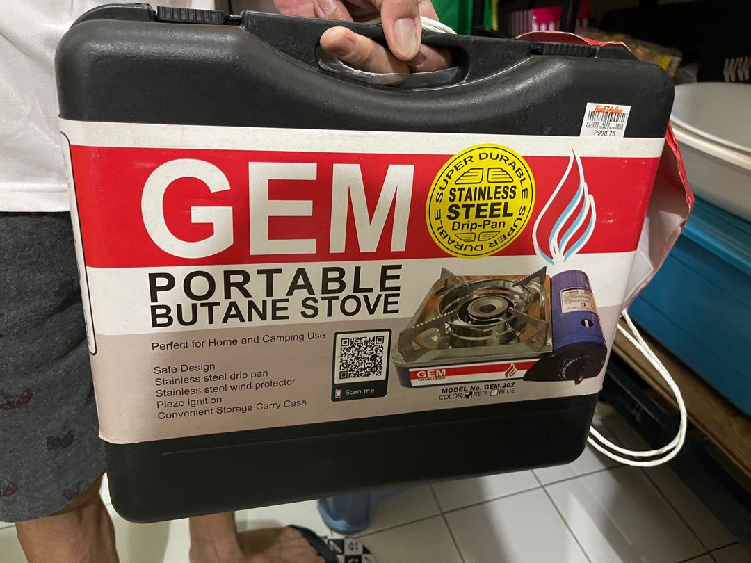 Gem Portable Butane Stove (Brand new), TV & Home Appliances, Kitchen ...