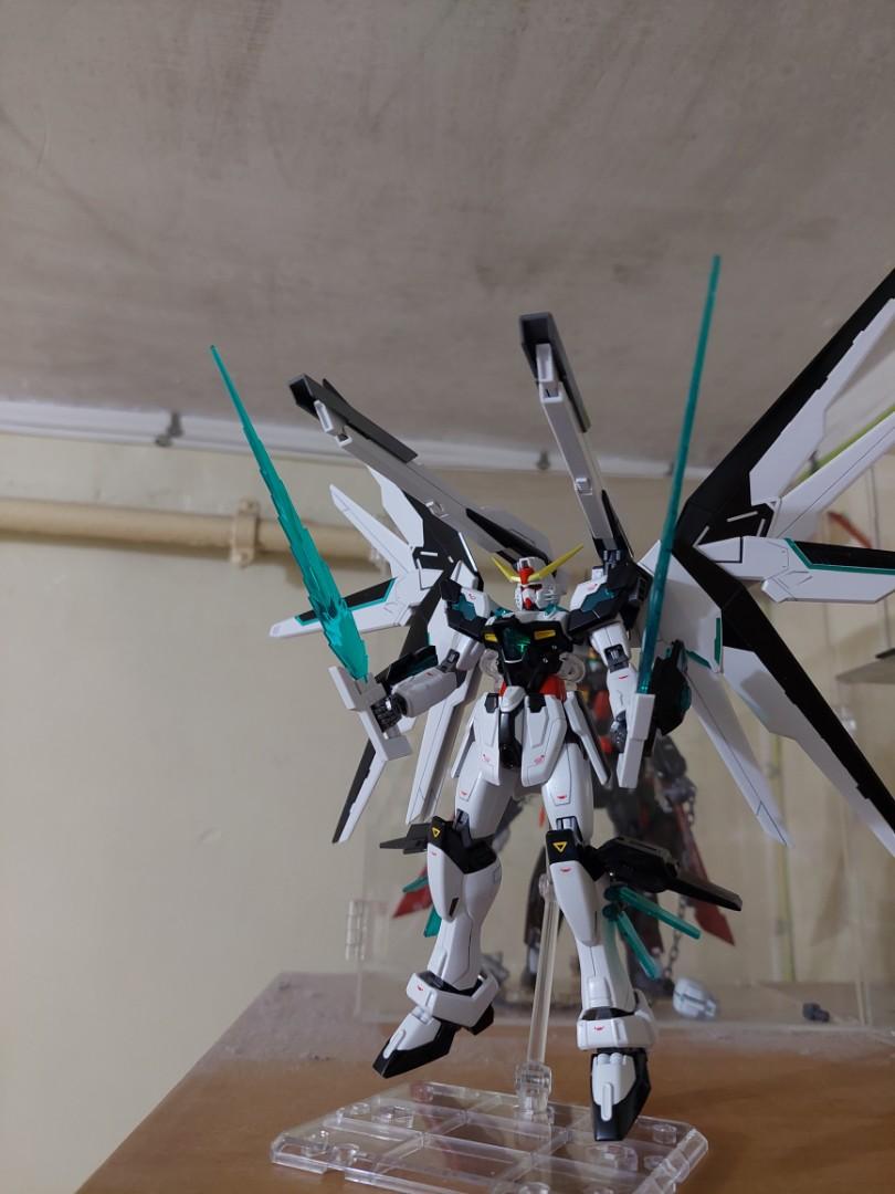 高達模型 HG 1/144 hgdb hgbf hgbc 創戰高達，上色完成品，連透明支架，不議, 興趣及遊戲, 玩具 & 遊戲類 ...