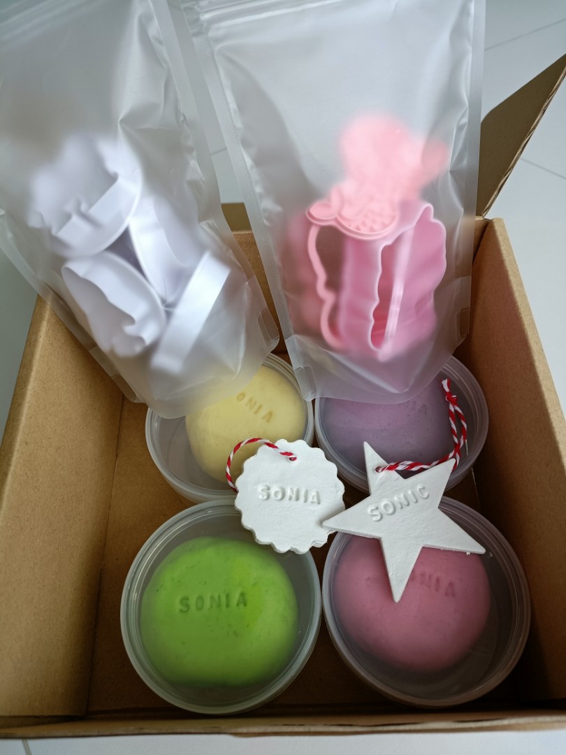 Homemade taste-safe non-toxic playdough gift set, Hobbies & Toys, Toys ...