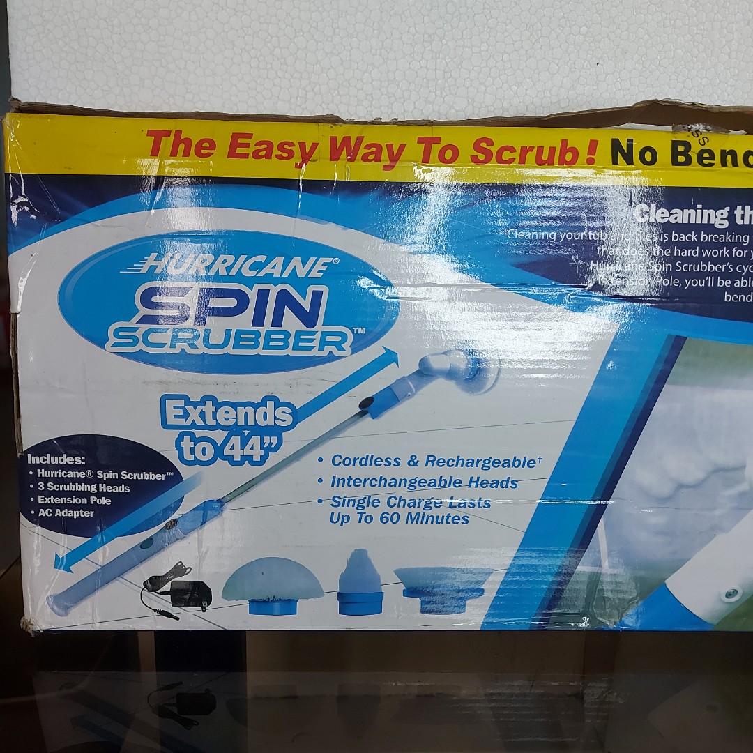 Hurricane Spin Scrubber, Furniture & Home Living, Cleaning & Homecare ...