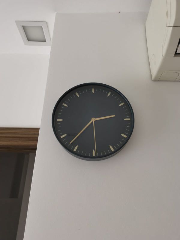 IKEA clock, Furniture & Home Living, Home Decor, Clocks on Carousell