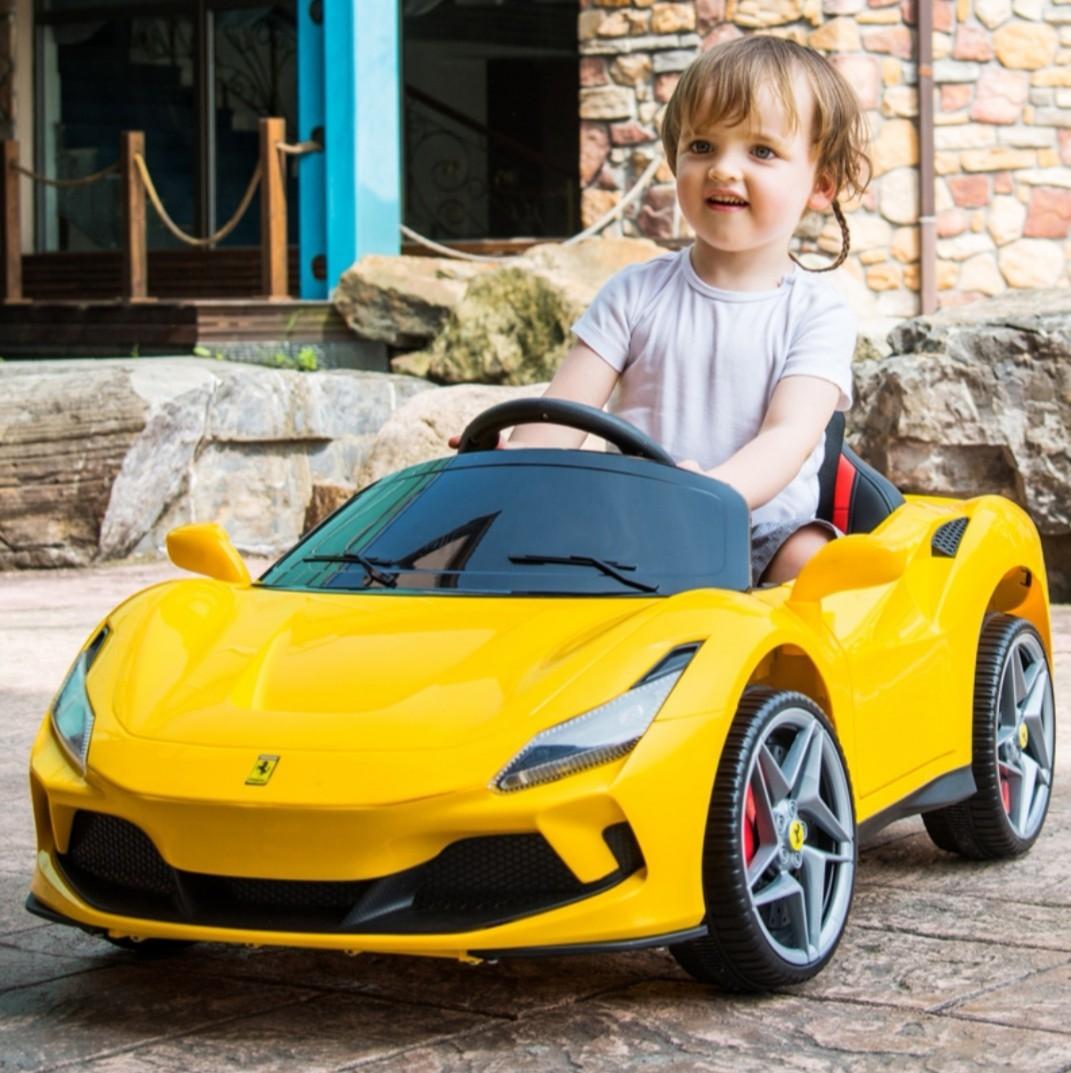 In stock - Ferrari Kids Electric Car with Opening Doors, Babies & Kids ...