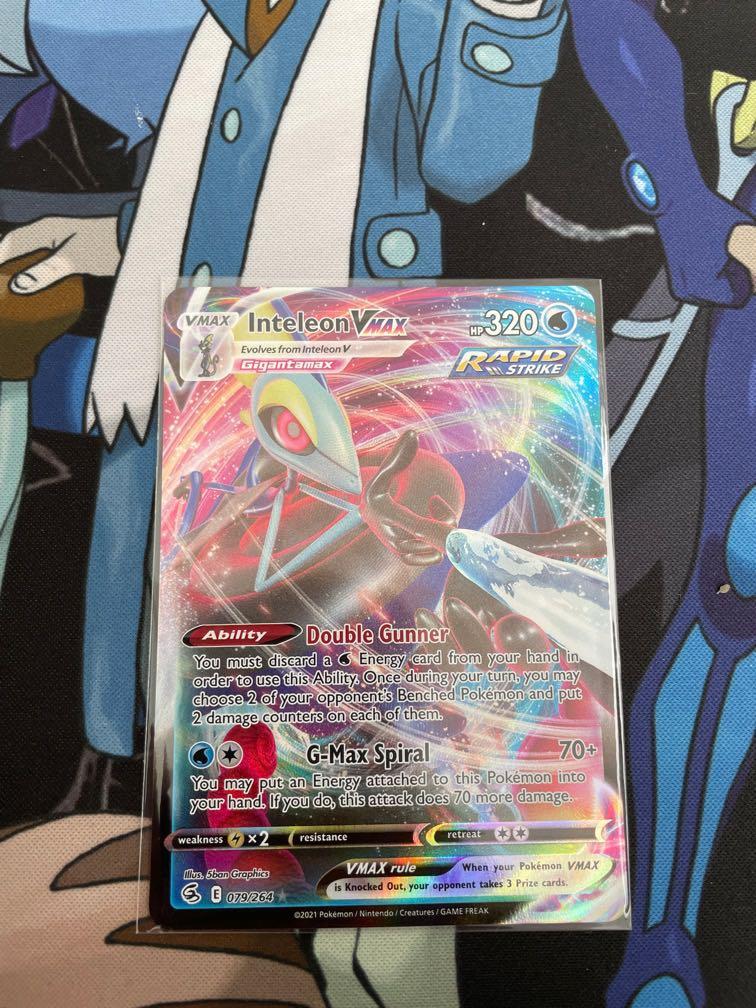 Inteleon VMAX Fusion Strike 079/264, Hobbies & Toys, Toys & Games on ...