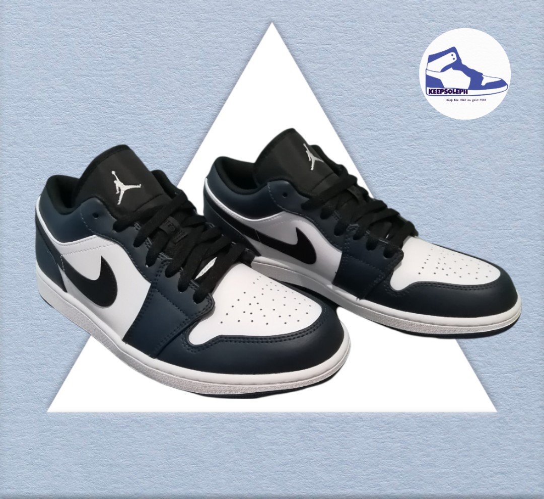 J1 LOW ARMORY NAVY, Men's Fashion, Footwear, Sneakers on Carousell