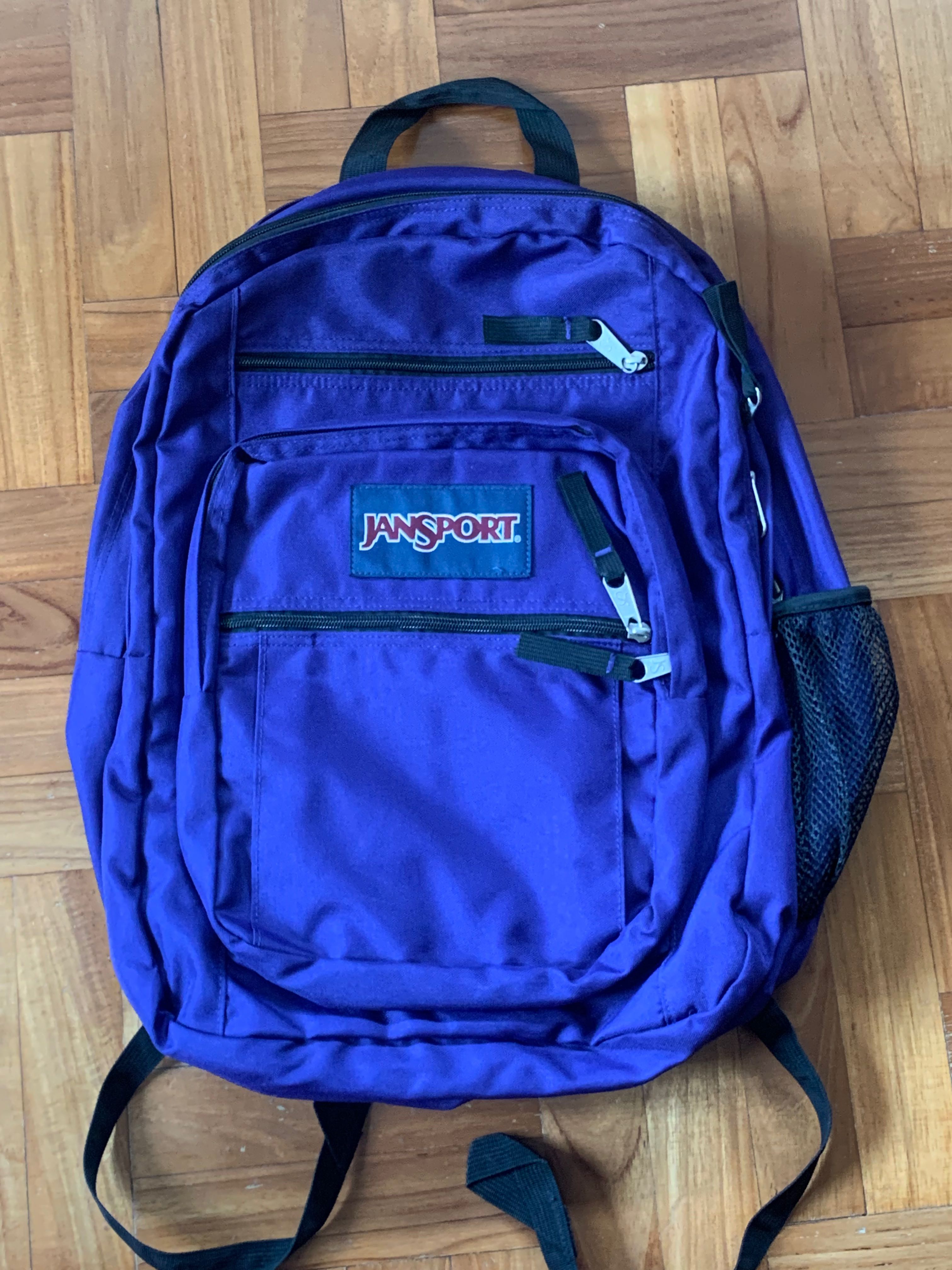 Jansport Purple Backpack, Women's Fashion, Bags & Wallets, Backpacks on ...