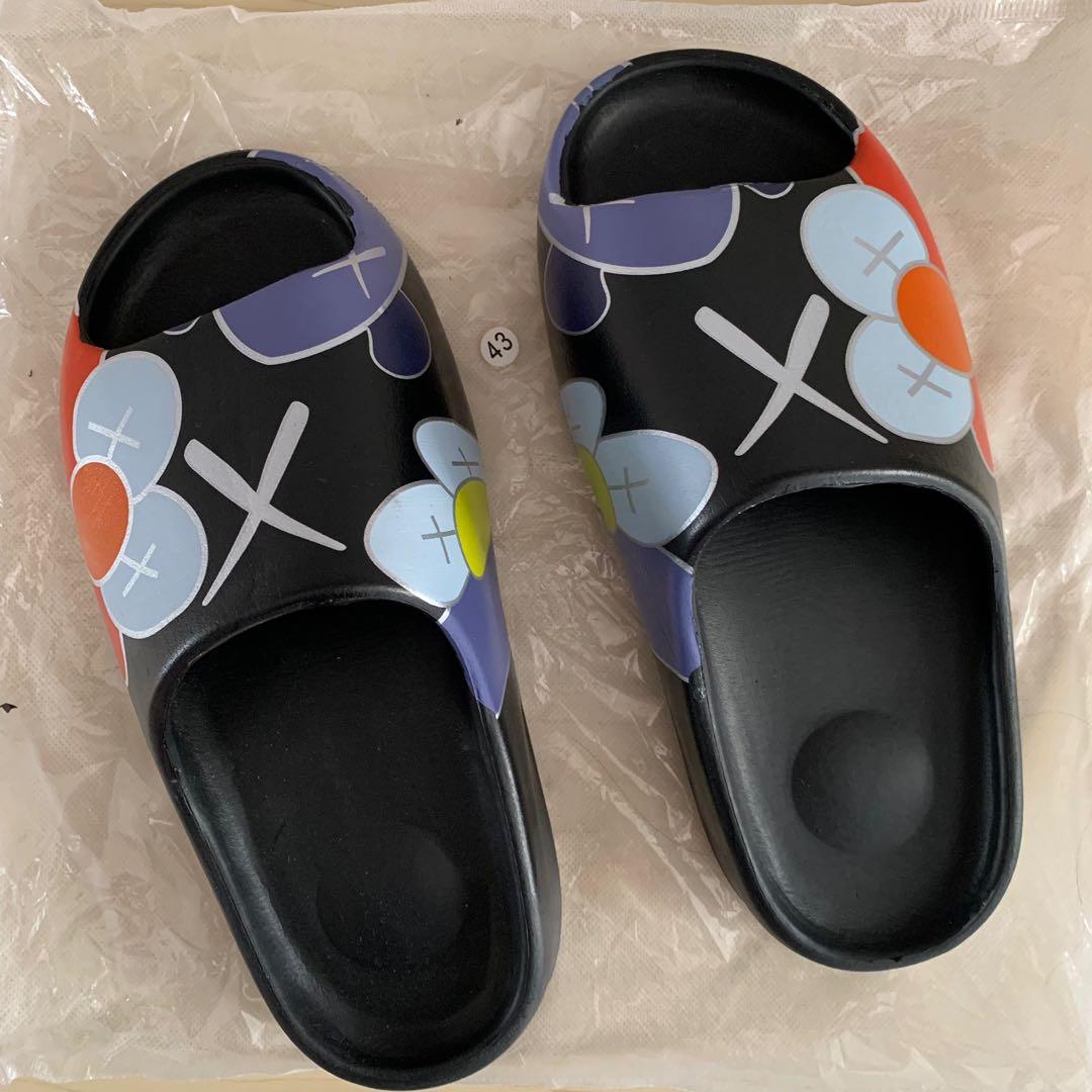 Kaws Inspired Sliders, Men's Fashion, Footwear, Flipflops and Slides on ...