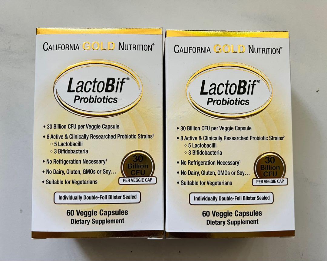 LactoBif Probiotics, 30 Billion CFU, 60 Veggie Capsules, Health ...