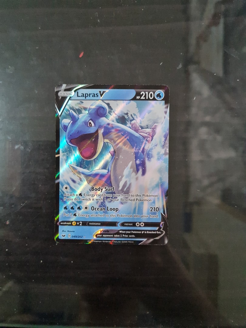 Lapras V, Hobbies & Toys, Toys & Games on Carousell