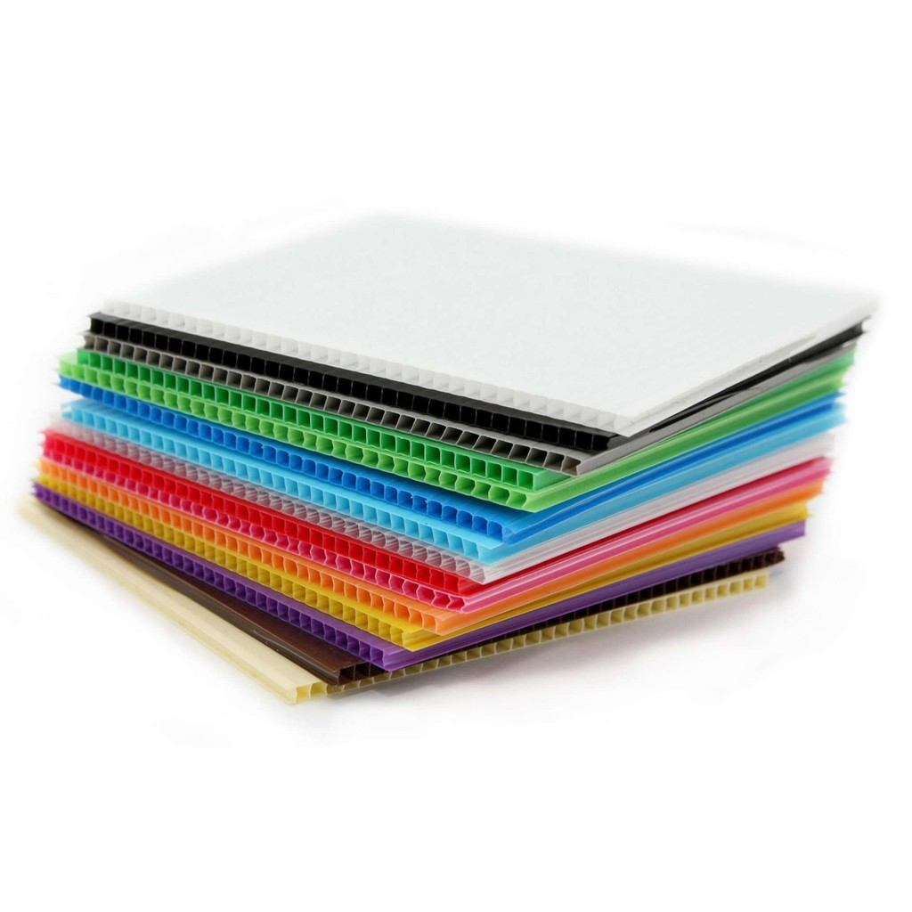 Large white plastic corrugated board 0.3cm X 100cm X 150cm. Art Board ...