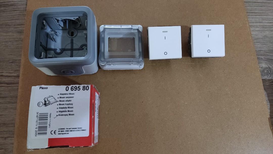 Legrand waterproof switch and housing, TV & Home Appliances, Electrical ...