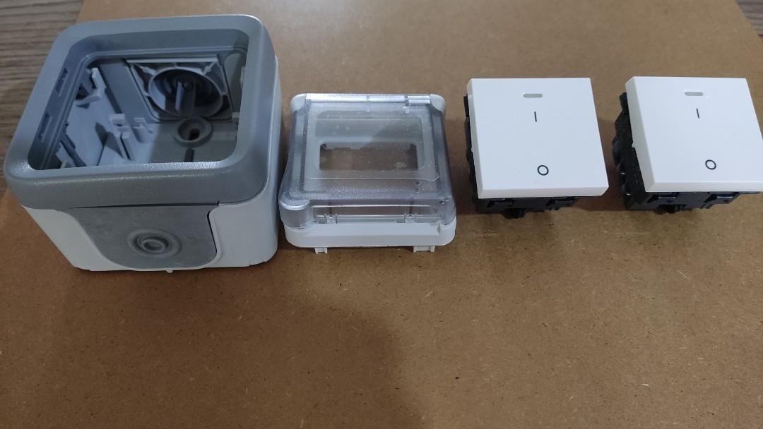 Legrand waterproof switch and housing, TV & Home Appliances, Electrical ...