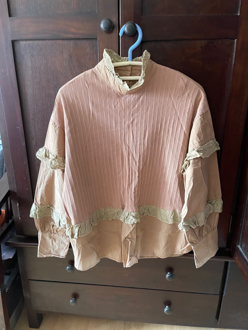 Lolita style top, Women's Fashion, Tops, Blouses on Carousell