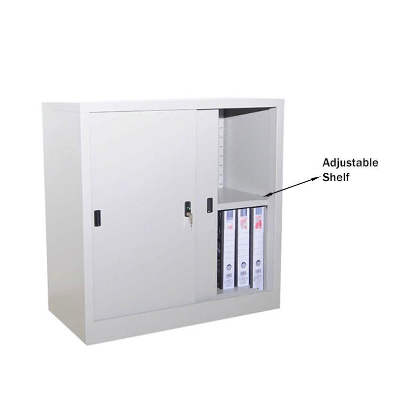 Metal Filing Cabinet (Sliding Door), Furniture & Home Living, Furniture ...