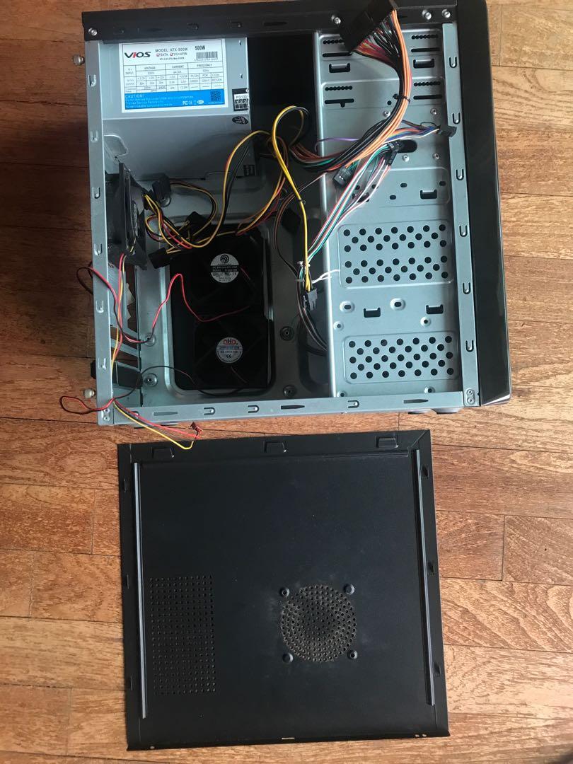 Micro ATX Desktop Case with fans and Power Supply, Computers & Tech ...
