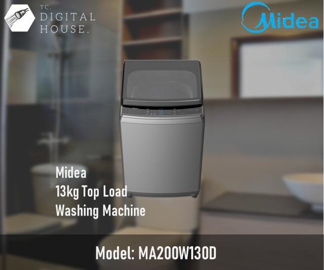 Midea MA200W130D 13kg Top Load Washing Machine, TV & Home Appliances ...