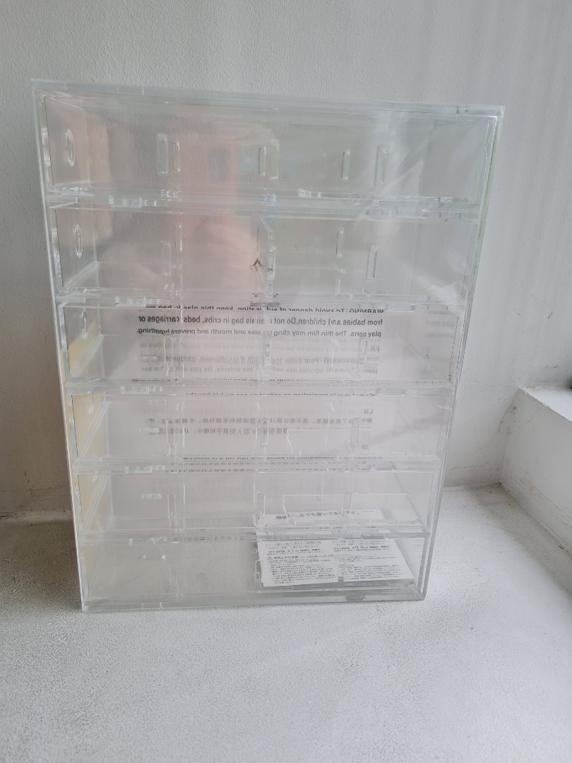 Muji box with 6 drawers A4 vertical, Furniture & Home Living, Home ...