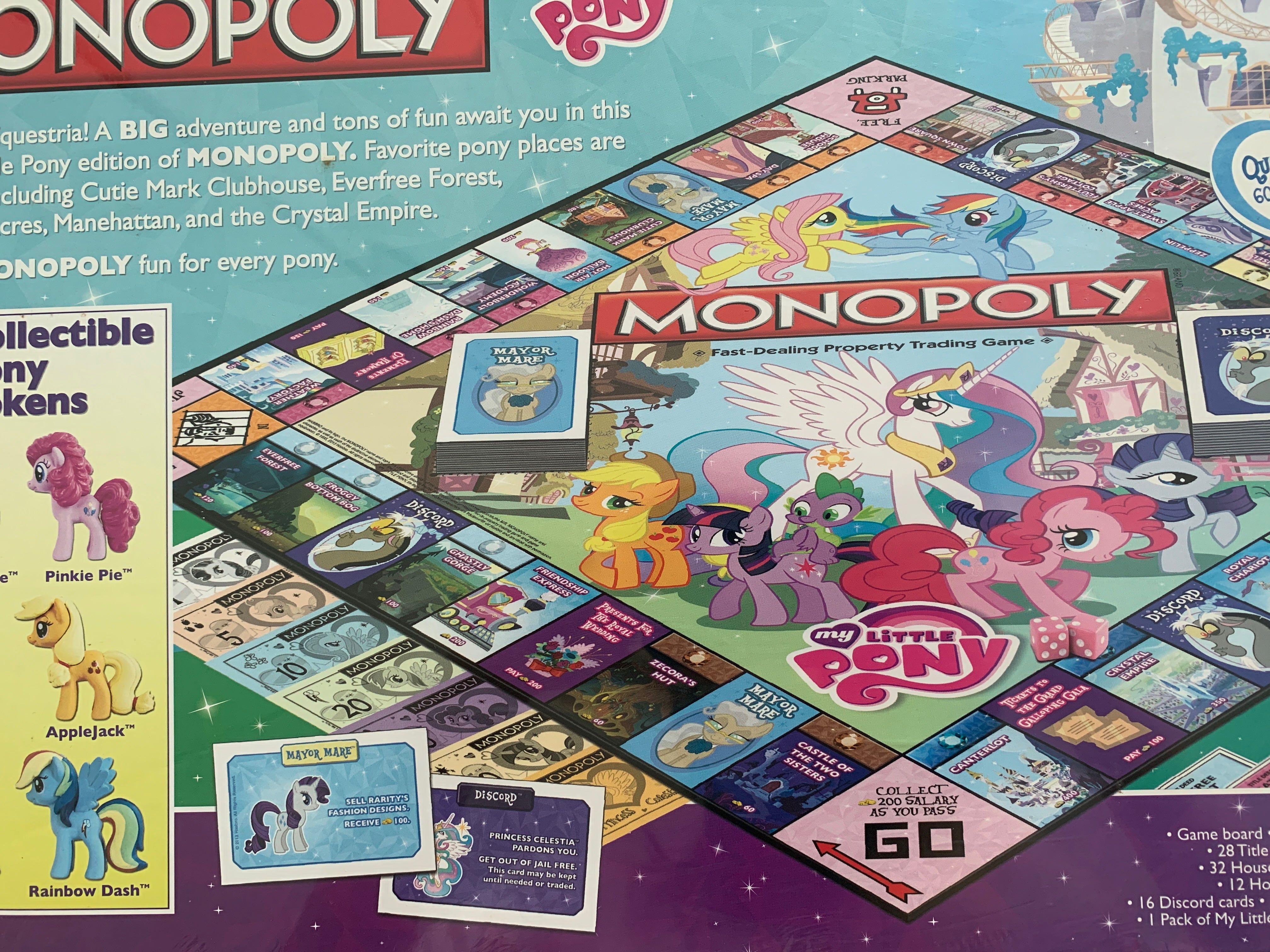 My Little Pony monopoly, Hobbies & Toys, Toys & Games on Carousell