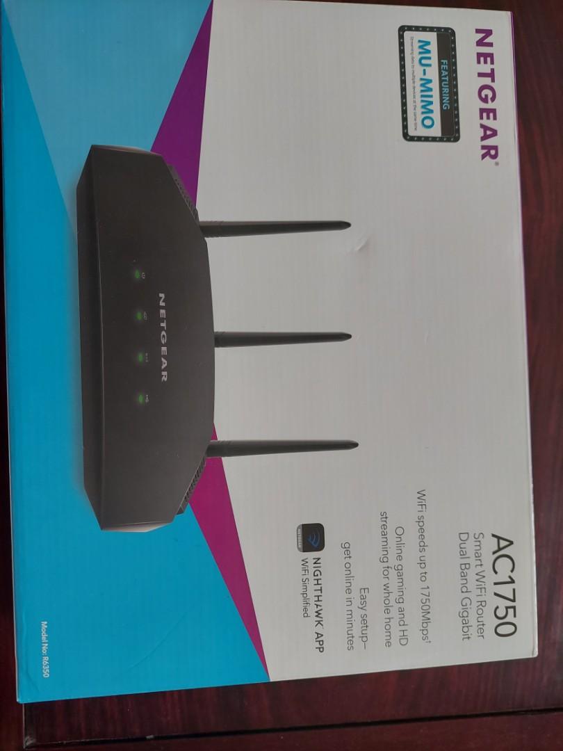 Netgear AC1750 Model R6350, Computers & Tech, Parts & Accessories ...