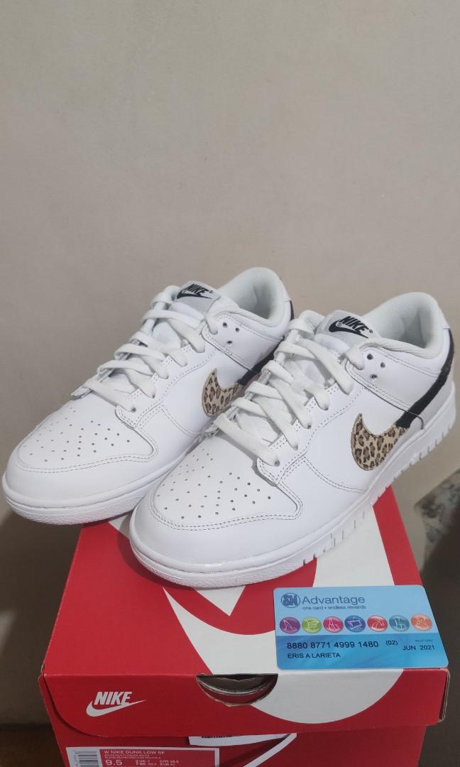 Nike Dunk Low White "Animal Print/Leopard Print", Men's Fashion ...