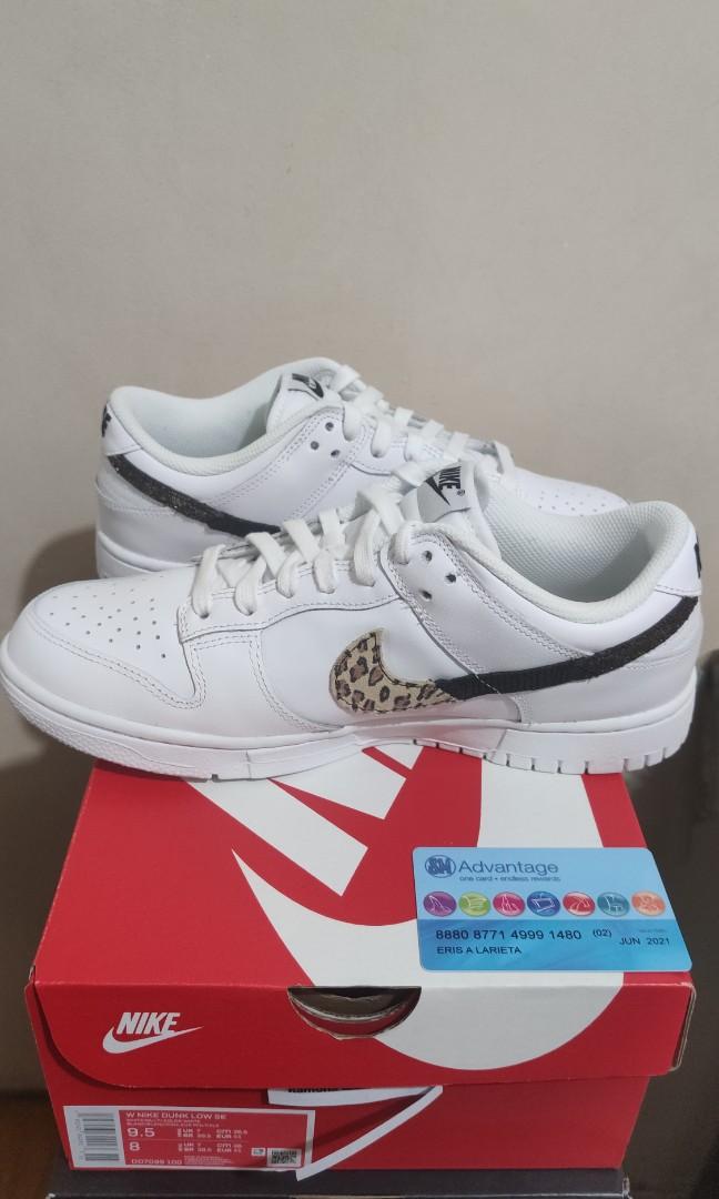 Nike Dunk Low White "Animal Print/Leopard Print", Men's Fashion ...