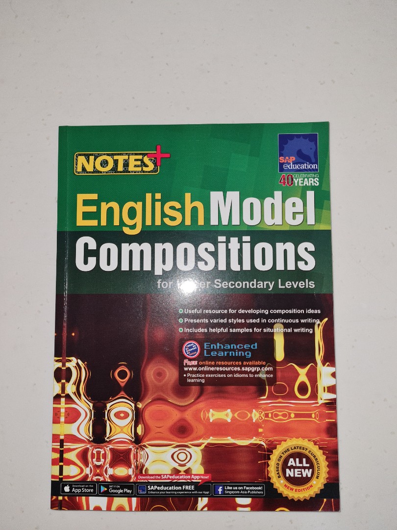 Notes+ English model compositions, Hobbies & Toys, Books & Magazines ...